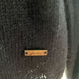 Joules | Sweaters | Joules Elvie Navy Gold Metallic Beaded Fair Isle ...